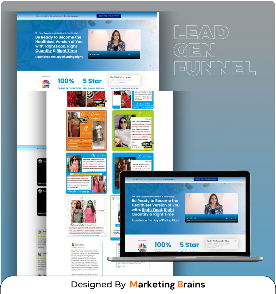 Sales Funnel Portfolio | Marketing Brains