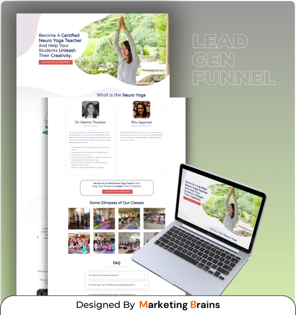 Sales Funnel Portfolio | Marketing Brains